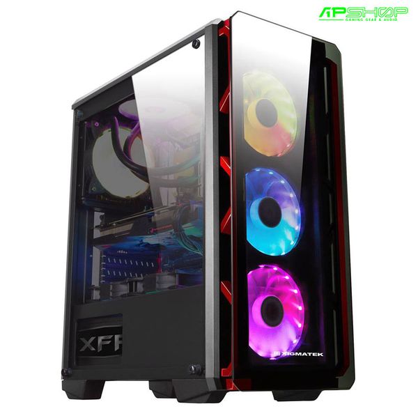 Case Xigmatek Astro Metal Red – APSHOP.VN