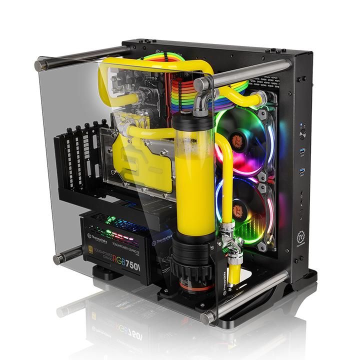 Case Thermaltake Core P1 Tempered Glass Mini ITX – APSHOP.VN