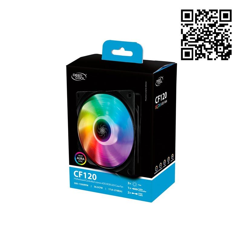 Quạt Tản Nhiệt DeepCool CF 120 - 3 in 1 – APSHOP.VN