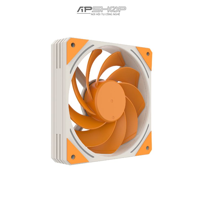 Fan máy tính hiệu Segotep ARGB ORANGE | 120 x 120 x 25MM | Pack 3 cái ...