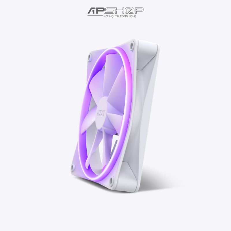 Fan NZXT F140 RGB Matte White 140mm | Chính hãng – APSHOP.VN