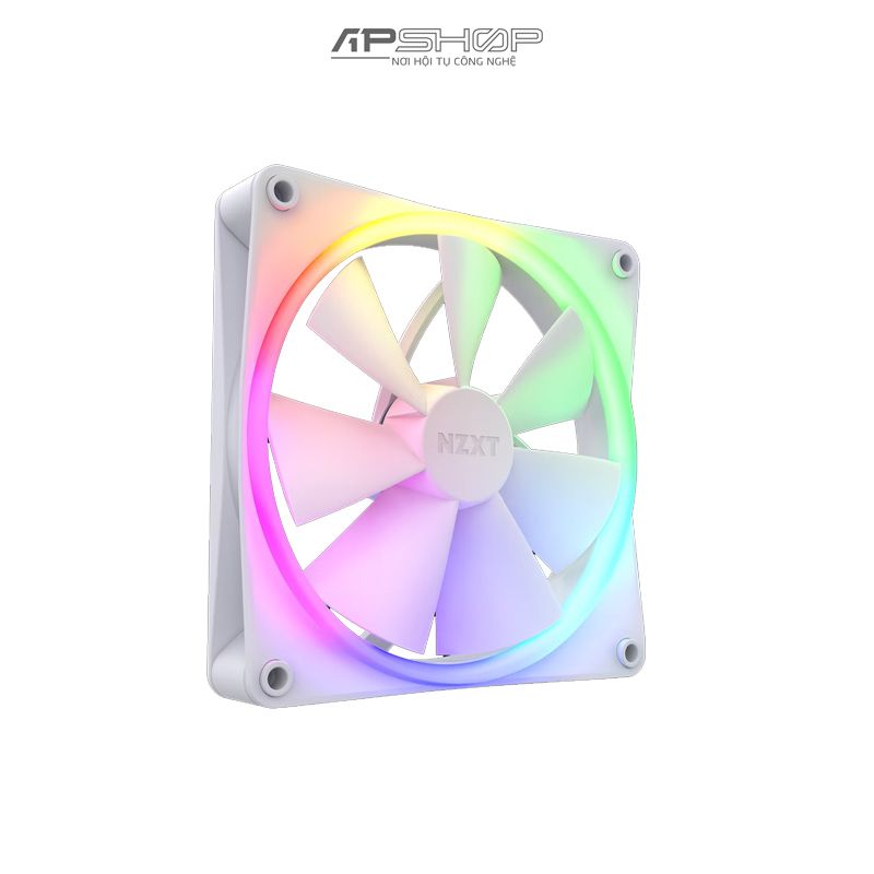 Fan NZXT F140 RGB Matte White 140mm | Chính hãng – APSHOP.VN
