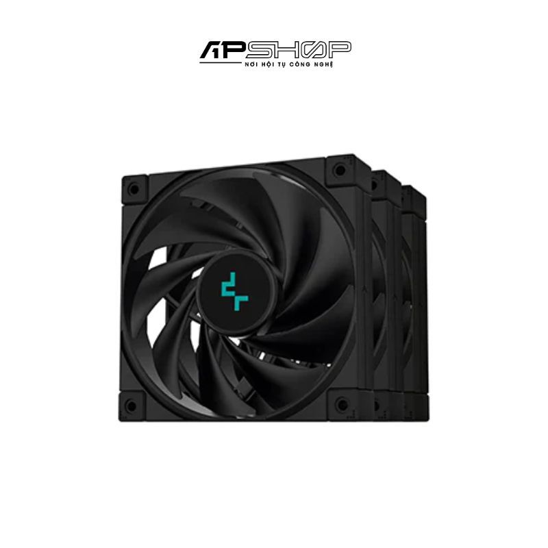 Fan DeepCool FK120(3 in 1) Black 3 Fan | Không hub | Chính hãng – APSHOP.VN