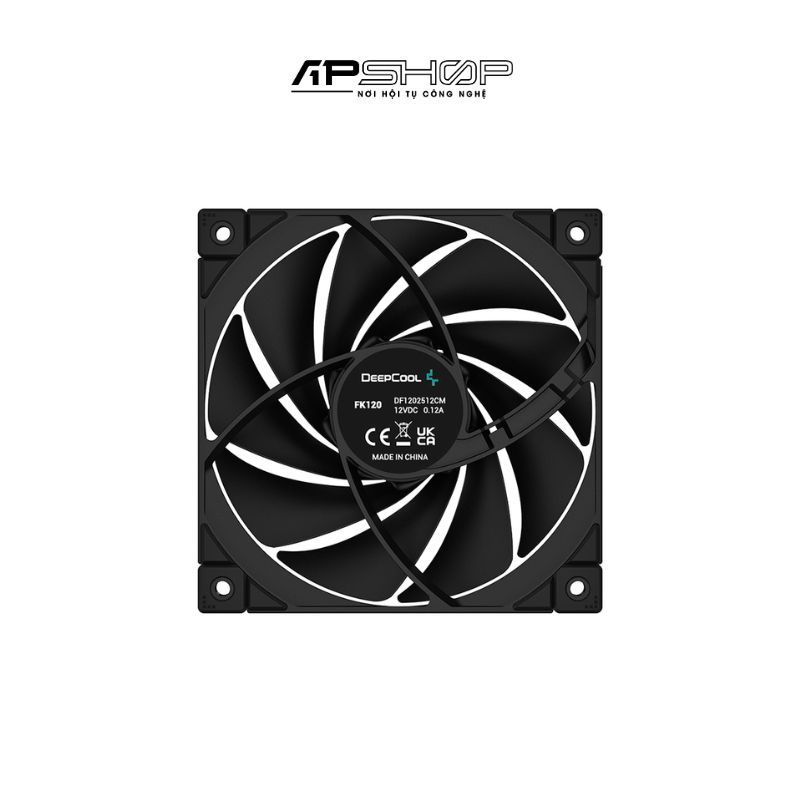 Fan DeepCool FK120(3 in 1) Black 3 Fan | Không hub | Chính hãng – APSHOP.VN