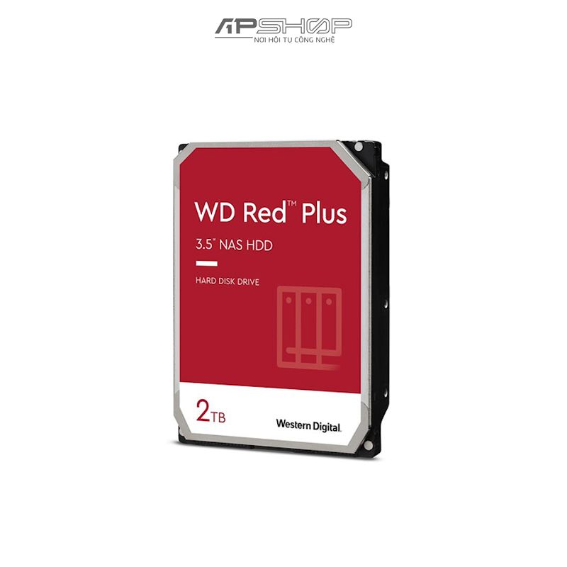 HDD Western Digital Red Plus 2TB 5400RPM WD20EFZX | Chính hãng – APSHOP.VN