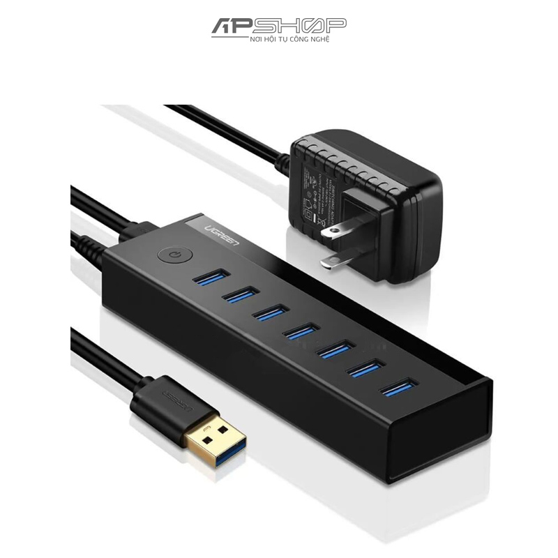 Hub Ugreen USB A US219 | 7 Port USB 3.0 | Chính hãng – APSHOP.VN