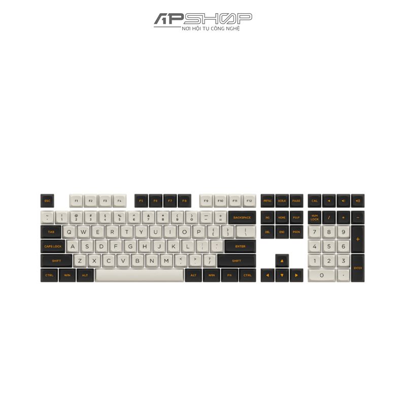 Keycap AKKO Carbon Retro PBT Double-Shot ASA Low profile | Chính hãng ...