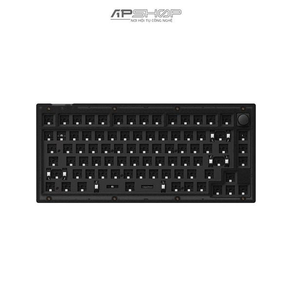 Kit Keychron V1 Frosted Black RGB Hotswap Có Knob | Chính hãng – APSHOP.VN