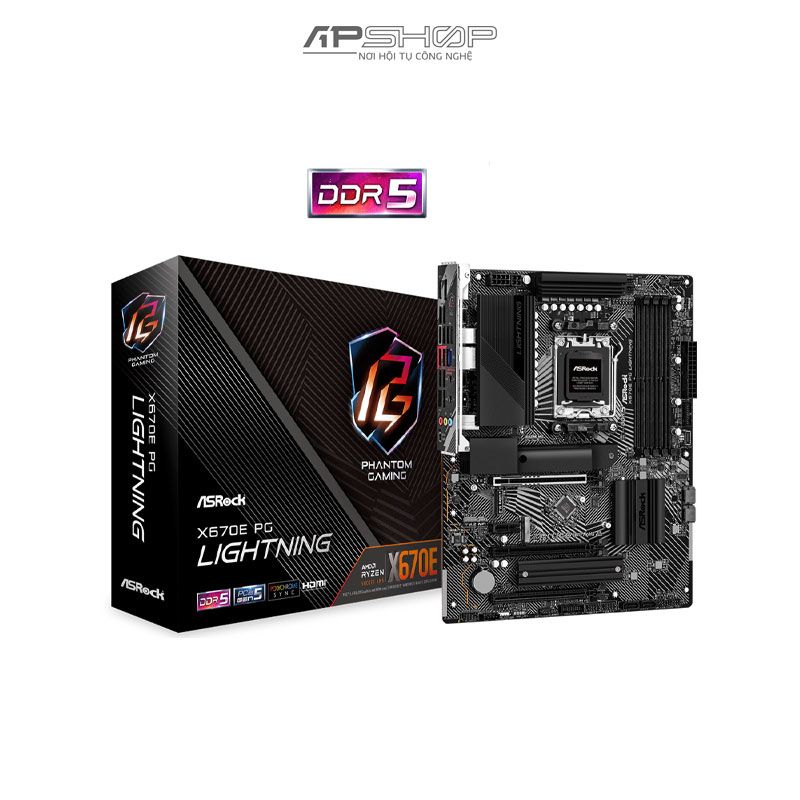 Mainboard Asrock X670E PG Lightning | Chính hãng – APSHOP.VN