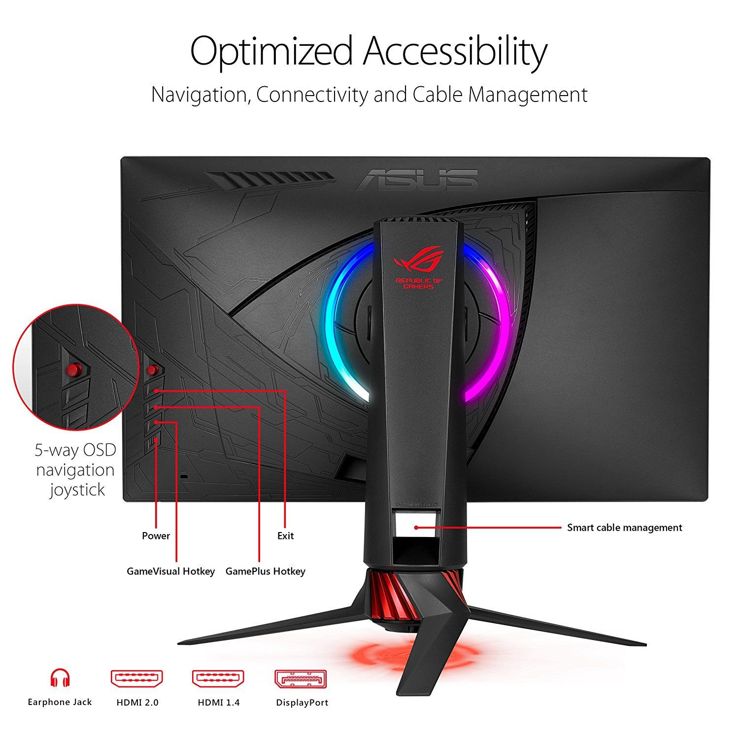 Màn Hình Asus ROG Strix XG258Q 25" 240Hz FreeSync – APSHOP.VN