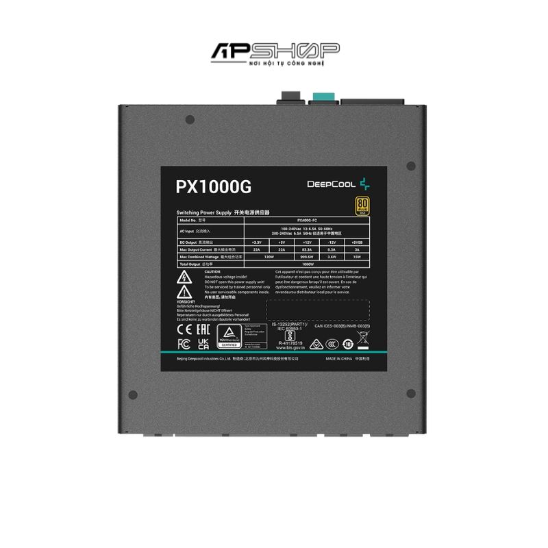 Nguồn DeepCool PX1000-G 80 Plus Gold 1000W | Chính hãng – APSHOP.VN