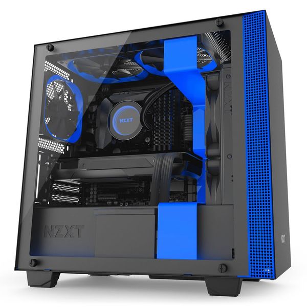 CASE NZXT H400i MATTE BLACK/ BLUE – APSHOP.VN