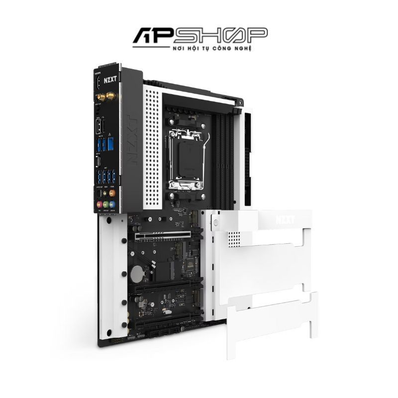 NZXT N7 B650E WiFi White AMD | Chính hãng – APSHOP.VN