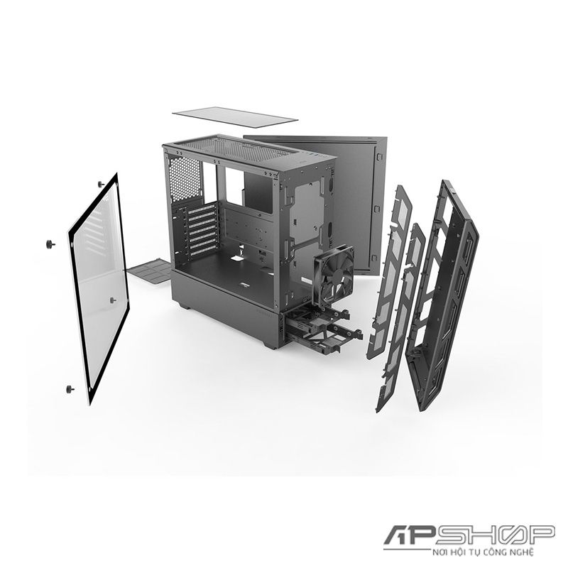 Phanteks Eclipse P350 Rgb Black Tempered Glass Black – APSHOP.VN