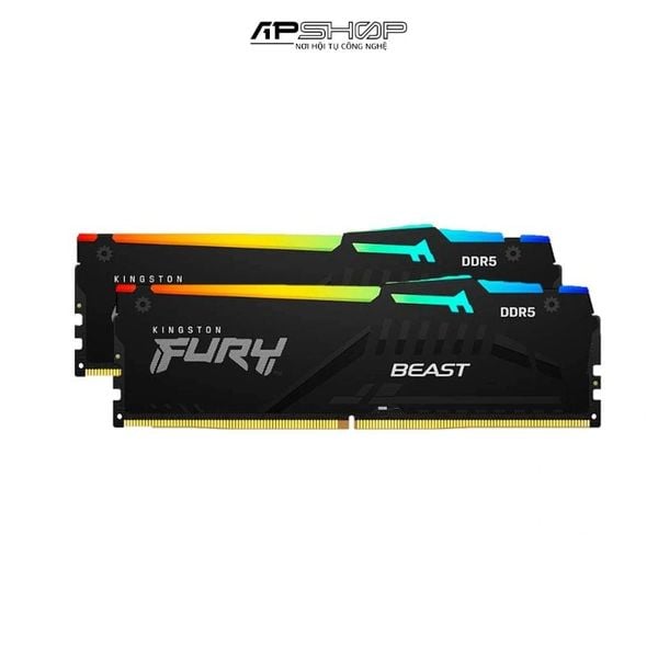 Ram HyperX 32GB (2x16GB) DDR5 6000MT/s CL30 FURY Beast Black RGB XMP K ...