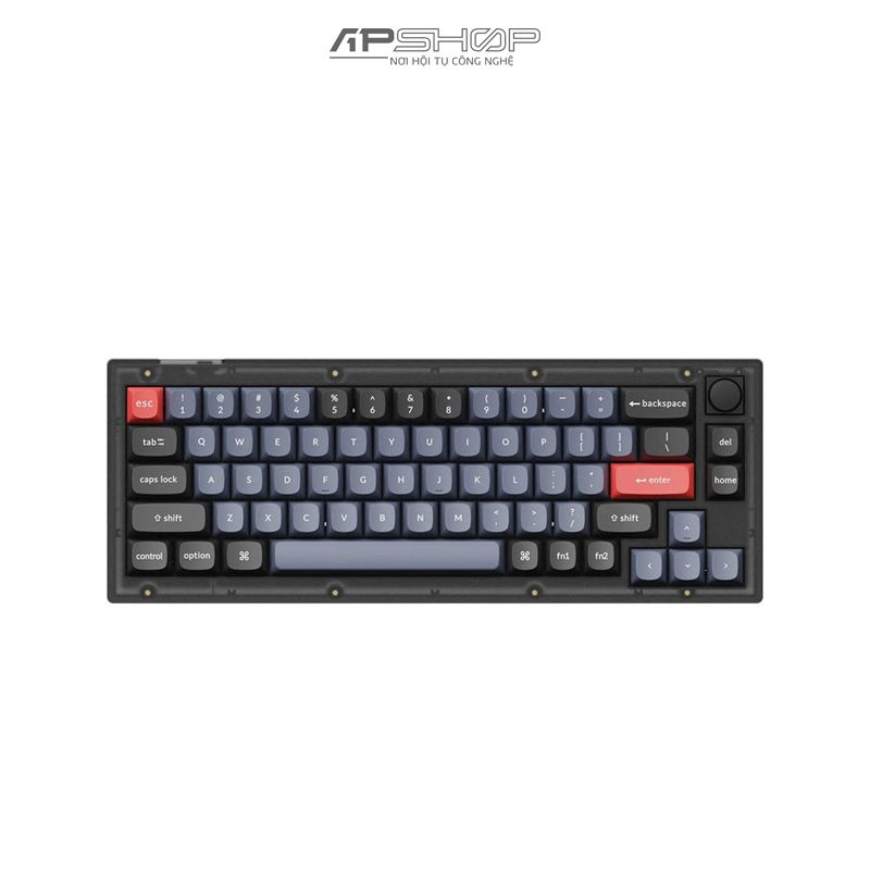 Bàn phím Keychron V2 QMK 65% Custom Barebone Knob Hotswap Without Swit ...