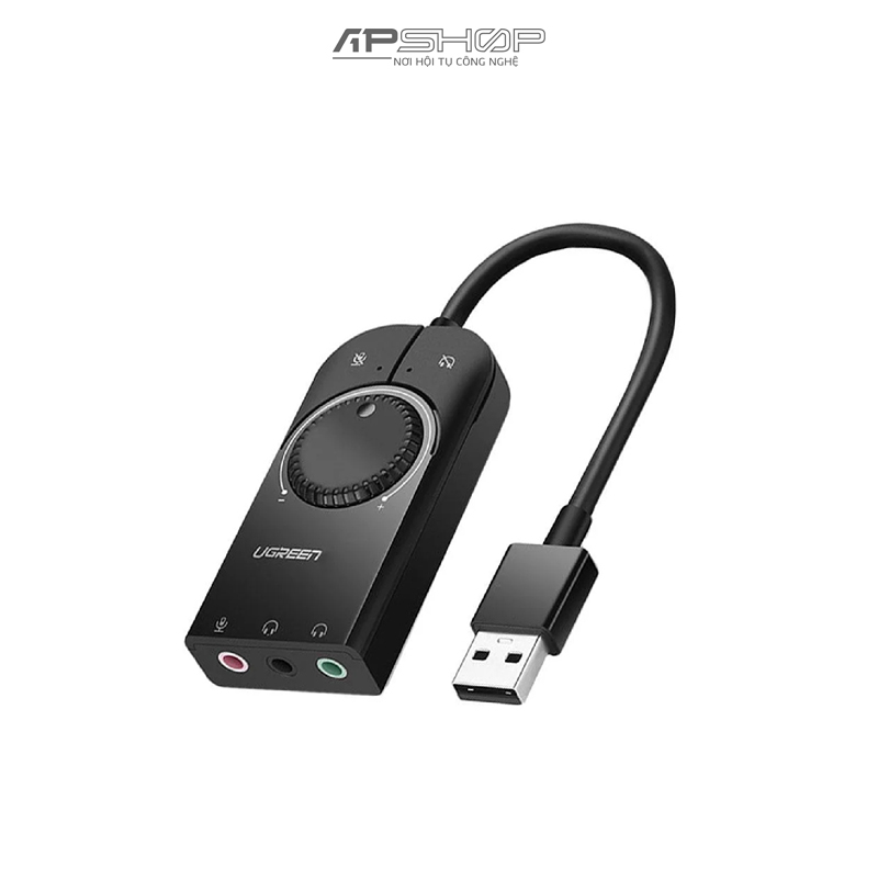 Sound Adapter UGREEN USB External Stereo Sound Adapter CM129 – APSHOP.VN