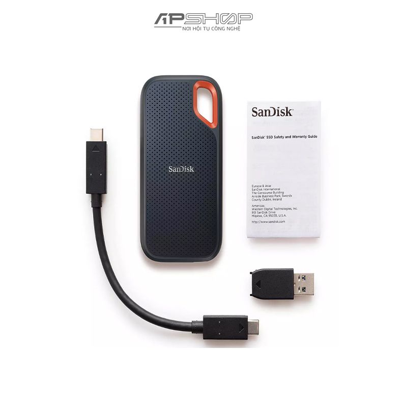 SSD Sandisk Extreme 500B Portable, USB 3.1 550Mb/s | Chính hãng – APSHOP.VN