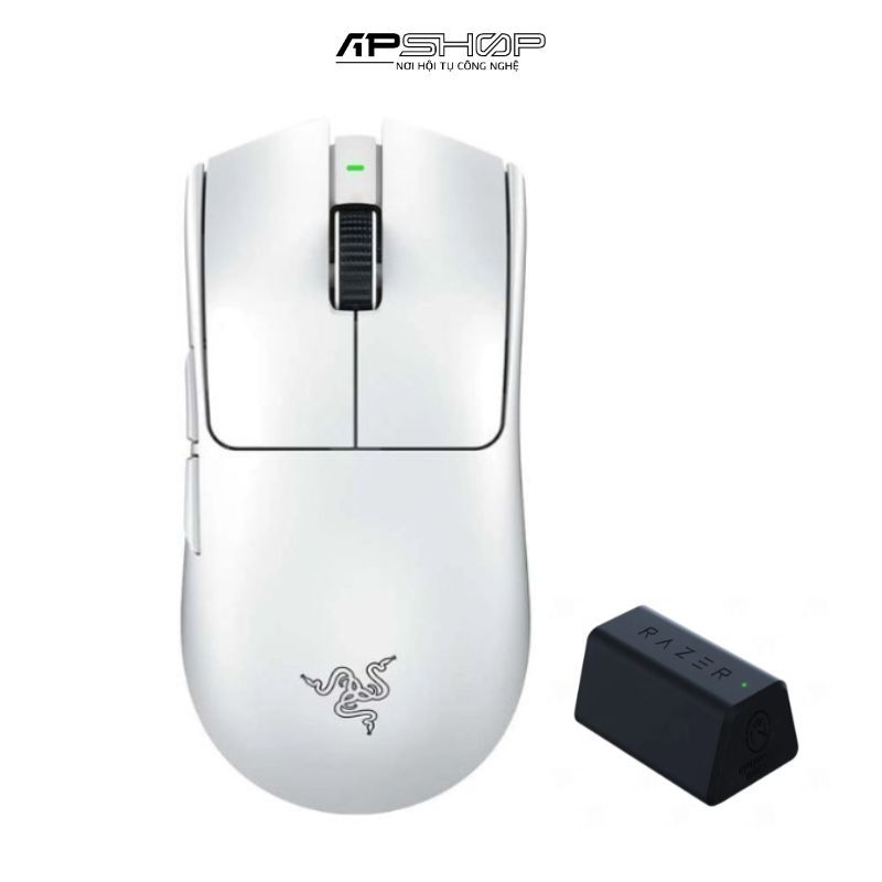 Combo Pro Gamer | Chuột Razer Viper V3 Pro HyperSpeed White + Dongle R ...