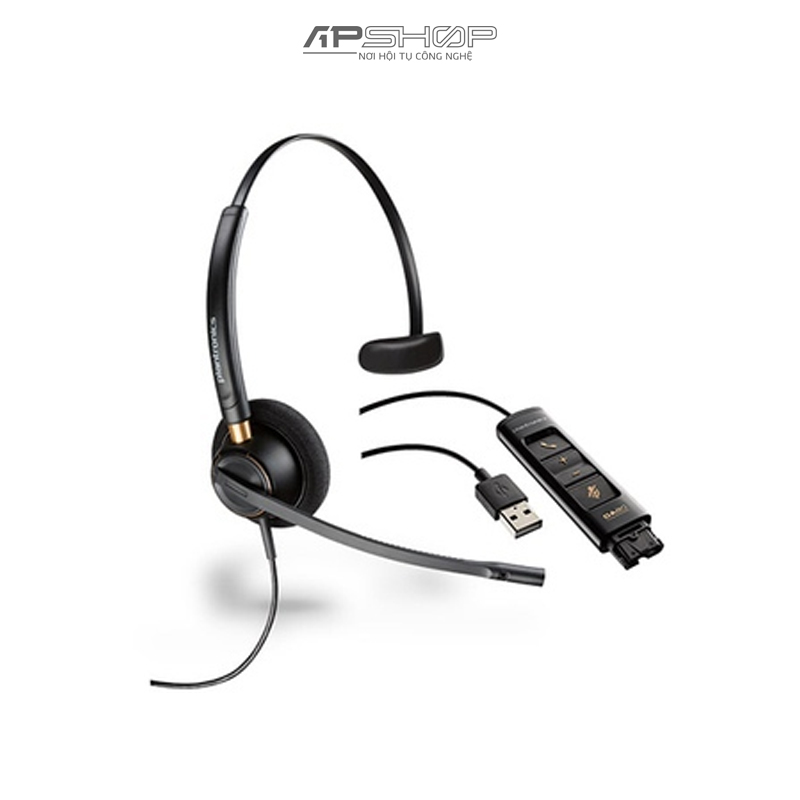 Tai nghe Call Center POLY ENCOREPRO HW510 | Quick Disconnect | Chính h ...