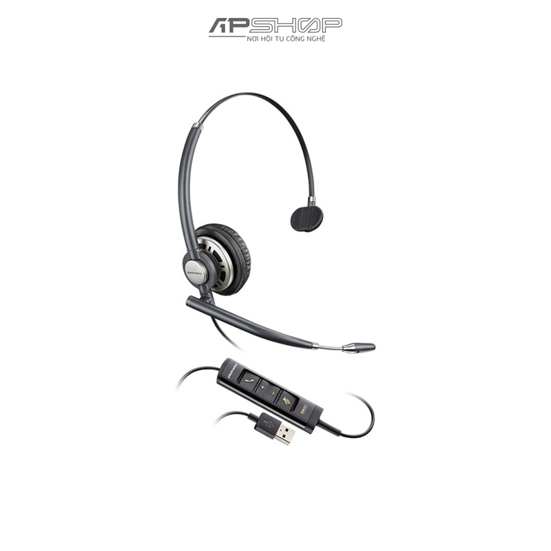 Tai nghe Call Center POLY HW715 USB | Kết nối USB A | Chính hãng | 203 ...