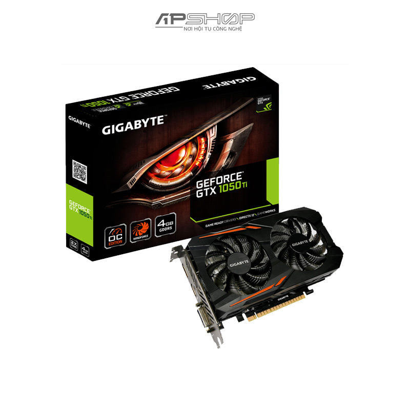 VGA GIGABYTE GTX 1050 Ti 4GB | Chính hãng – APSHOP.VN