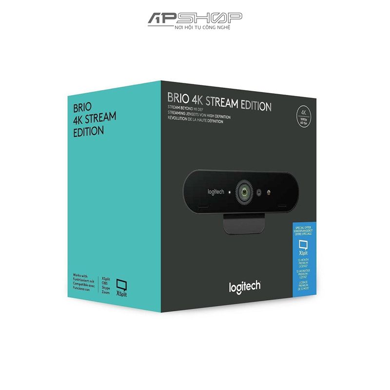 Webcam Logitech Brio 4K Stream Edition | Chính hãng - Giá Tốt – APSHOP.VN