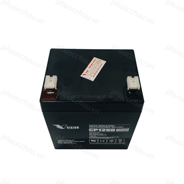 Ắc Quy Lưu Điện VISION CP1250A (12V-5AH)