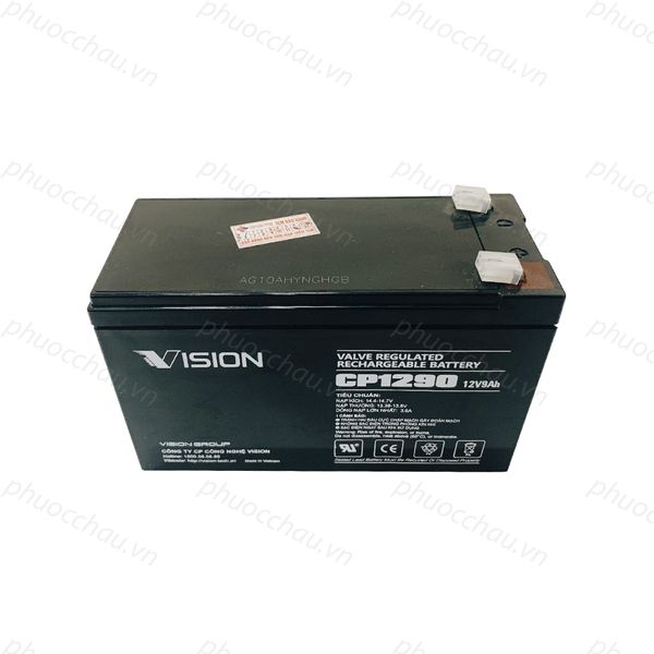 Ắc Quy Lưu Điện VISION CP1290 (12V-9AH)
