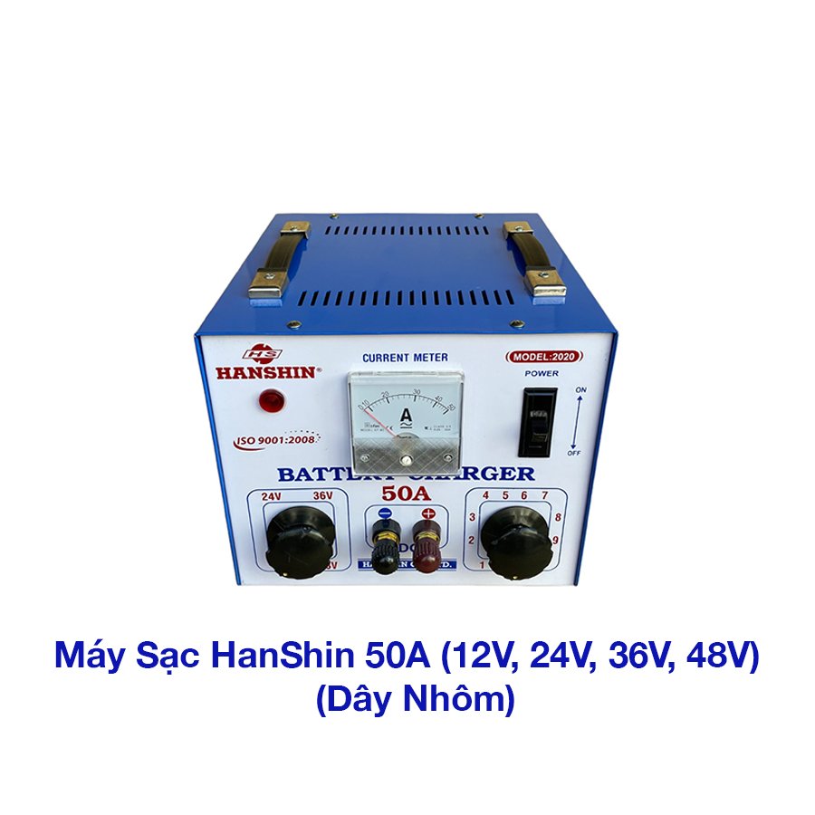 Máy Sạc Ắc Quy HanShin Tăng Giảm 50A (12V, 24V, 36V, 48V)