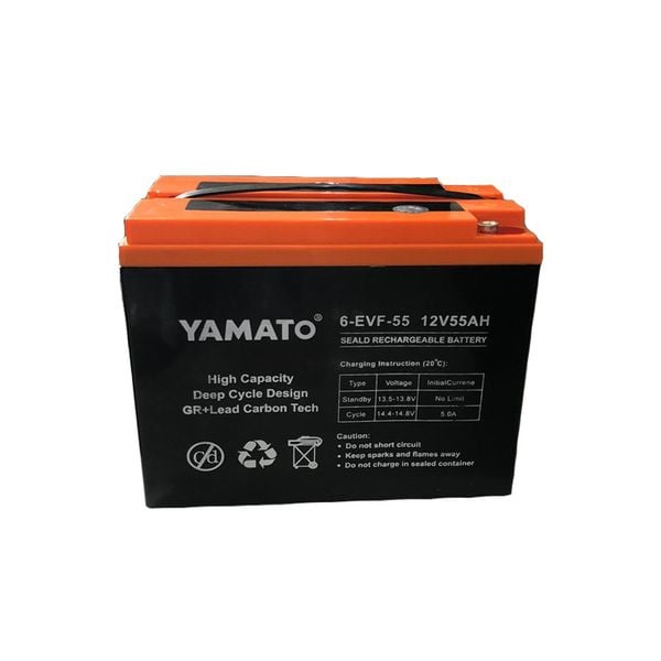 Ắc Quy Xe Máy Điện YAMATO 6-EVF-55 12V-55AH