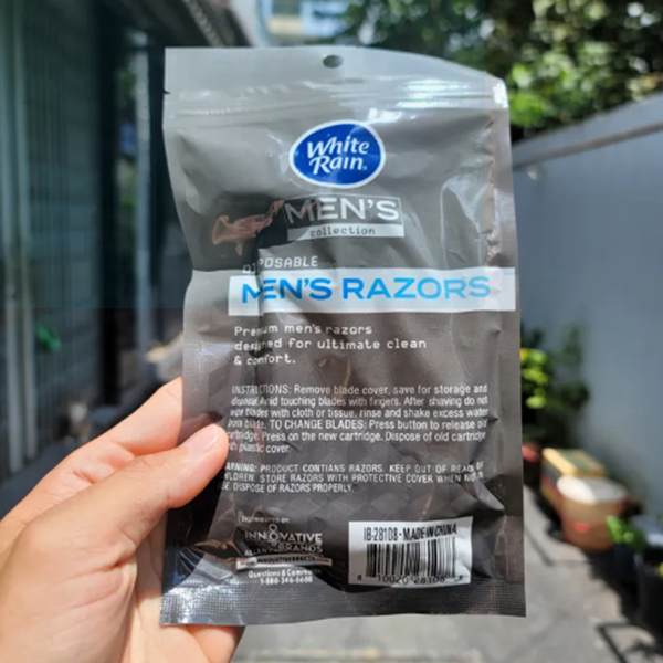 Dao Cạo Râu White Rain Mens Razors Kèm 2 Đầu ThayDao Cạo Râu White Rain ...