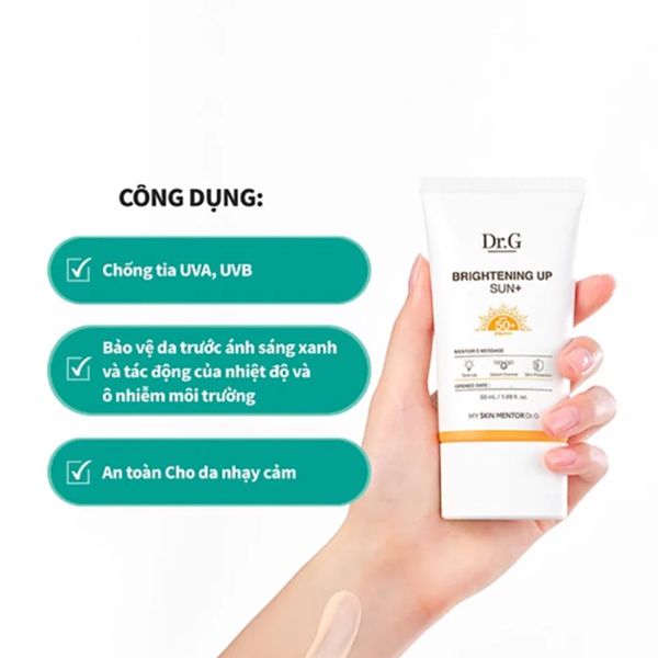 Kem Chống Nắng Dr.g 50ml Brightening Up Sun Spf50+Kem Chống Nắng Dr.g 50ml Brightening Up Sun ...