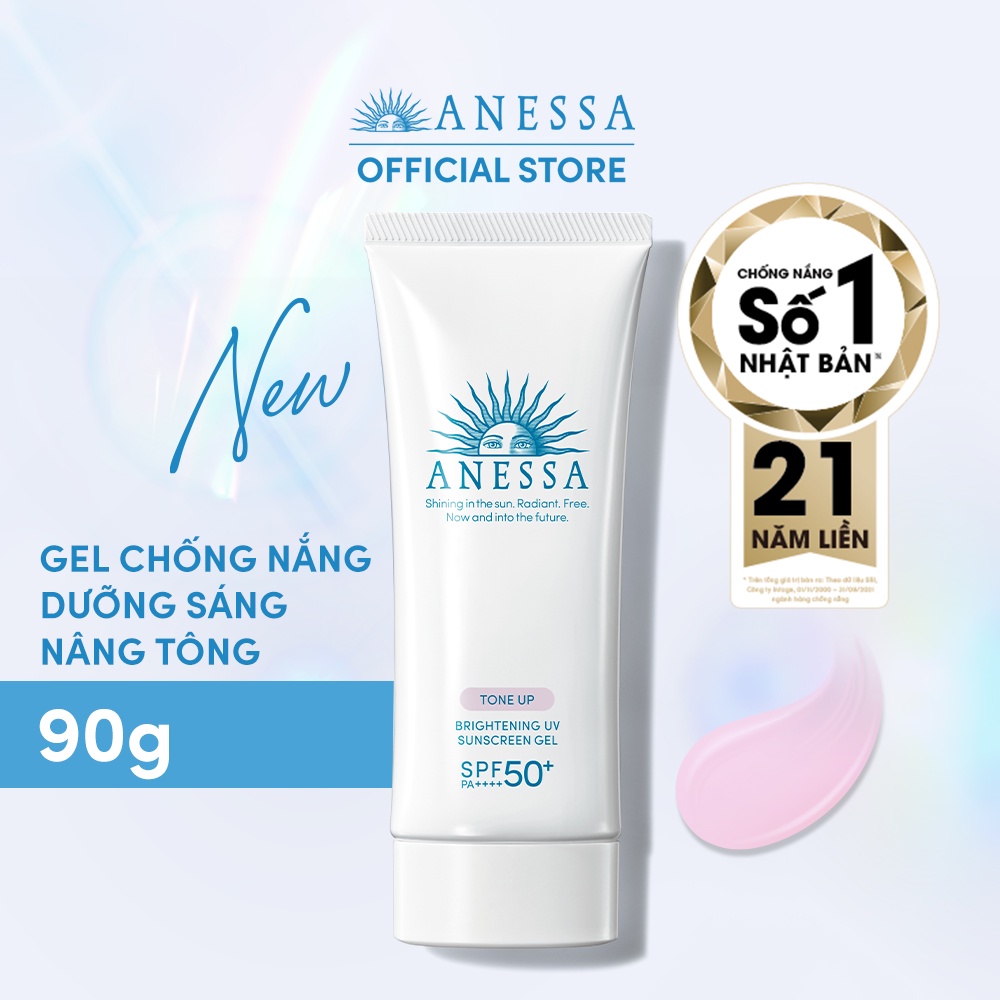 Kem Chống Nắng Anessa 90g Dạng Gel Tone Up Brightening Uv Sunscreen Gel Spf 50+Kem Chống Nắng ...