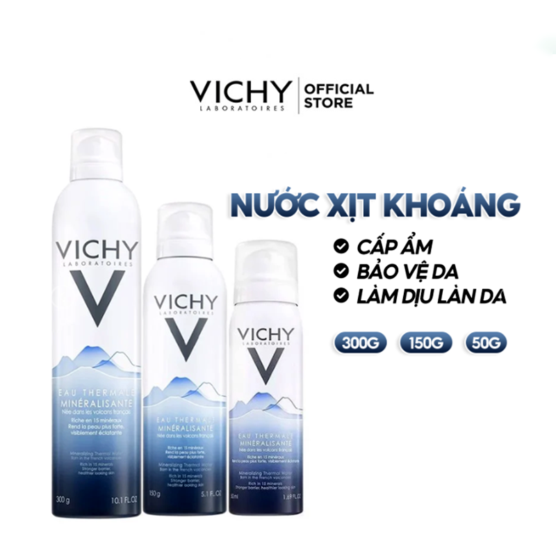 Nước Xịt Khoáng Vichy Eau Thermale, Cấp ẩm và bảo vệ daNước Xịt Khoáng Vichy Eau Thermale, Cấp ...
