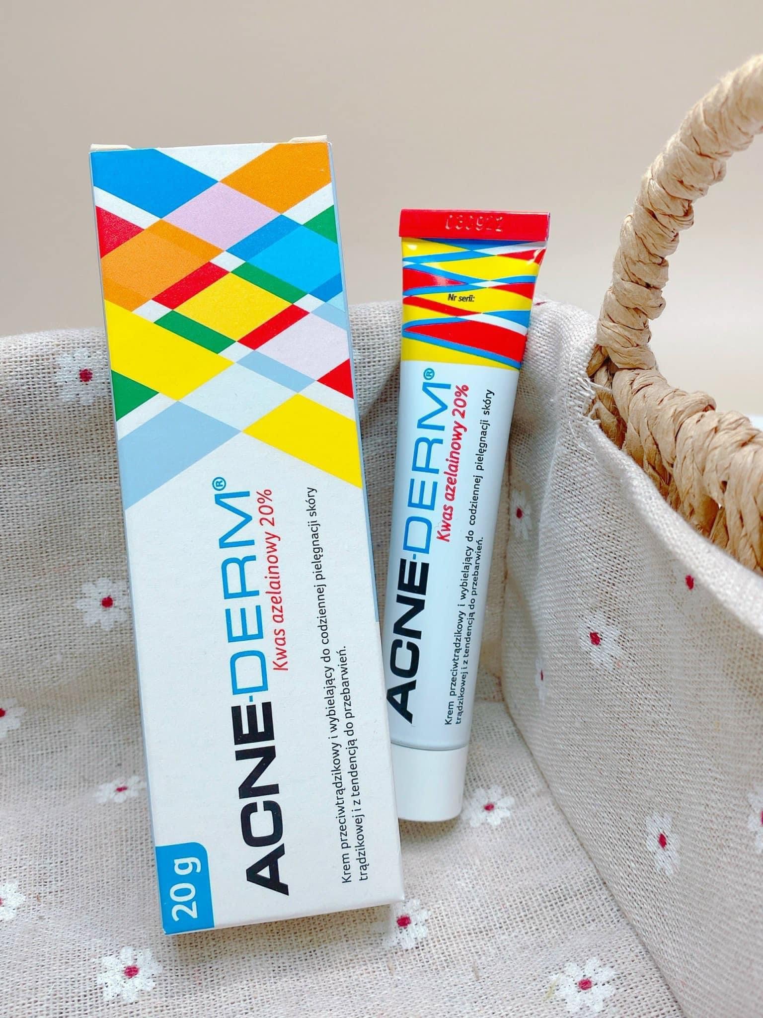 Kem Trị Mụn Acne Derm Kwas Azelainowy 20 20g Giảm Mụn Mờ Thâmkem Trị