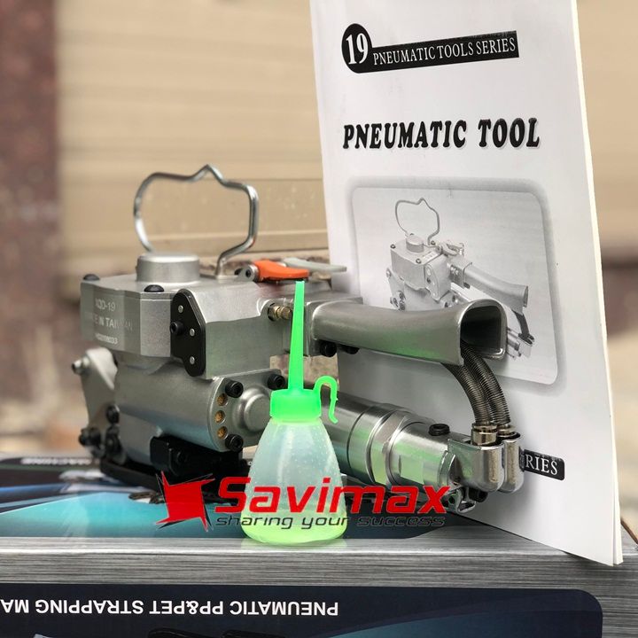 Máy đóng đai nhựa khí nén hàn nhiệt Savimax XQD-19 – Savimax.vn