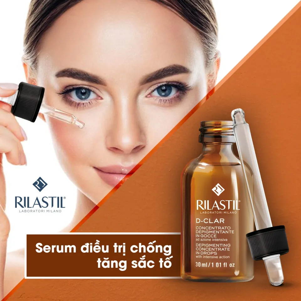 Tinh Chất Giảm Thâm Nám Rilastil D-Clar Depigmenting Concentrate Drops – Dược mỹ phẩm Midora