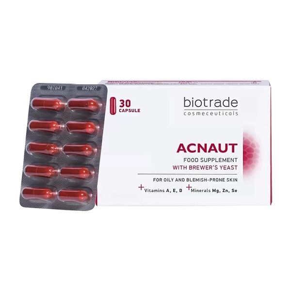 Viên Uống Trị Mụn Biotrade Acnaut Food Supplement – Dược mỹ phẩm Midora
