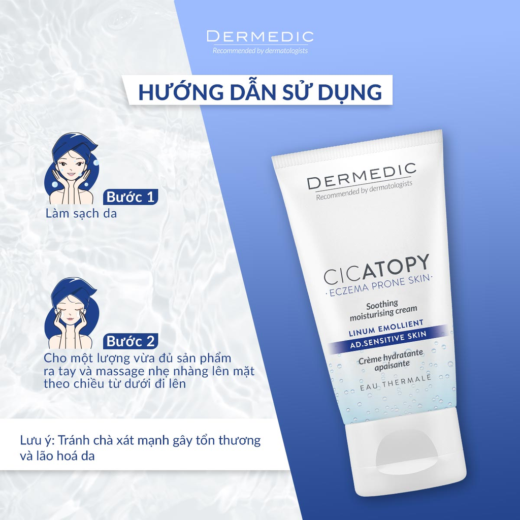 Kem Dưỡng Ẩm, Phục Hồi Và Làm Dịu Da Dermedic Cicatopy Soothing Moistu ...
