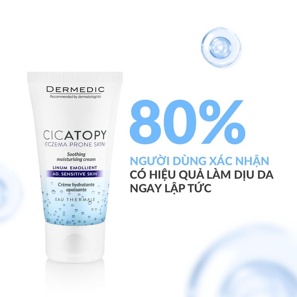 Kem Dưỡng Ẩm, Phục Hồi Và Làm Dịu Da Dermedic Cicatopy Soothing Moistu ...