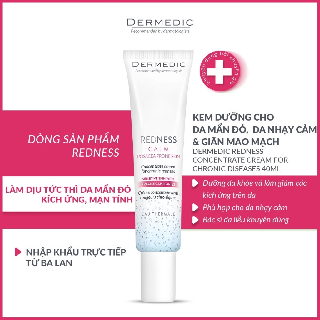 Kem Phục Hồi, Làm Dịu Da Kích Ứng Dermedic Redness Concentrate Cream ...
