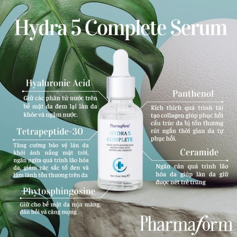 Tinh Chất Dưỡng Ẩm, Phục Hồi Da Nhạy Cảm, Tổn Thương Pharmaform Hydra ...