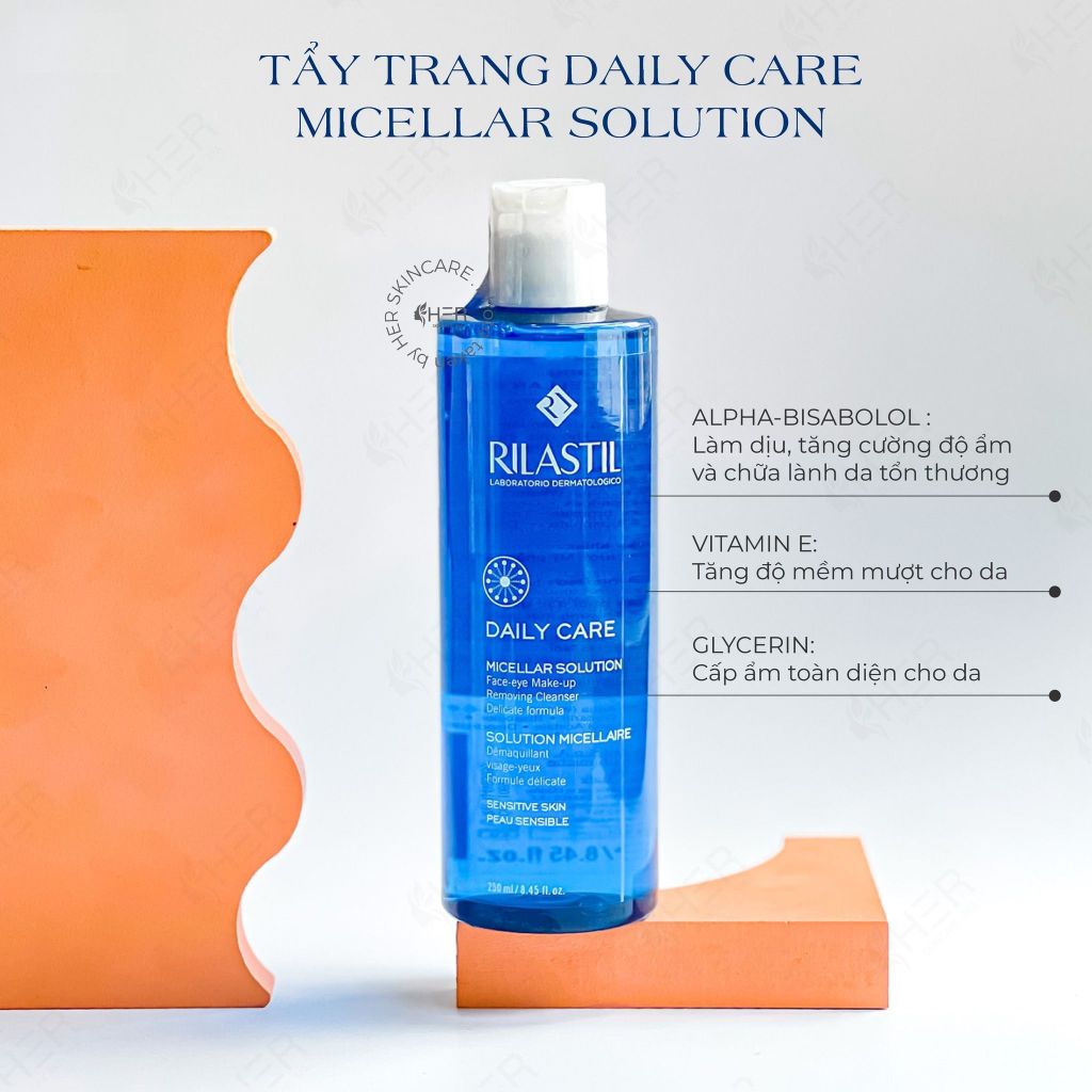 Nước Tẩy Trang Rilastil Daily Care Micellar Solution – Dược mỹ phẩm Midora