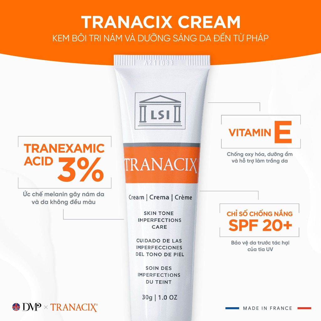 Kem Dưỡng Mờ Thâm Nám Tranacix Cream Skin Tone Imperfections Care ...