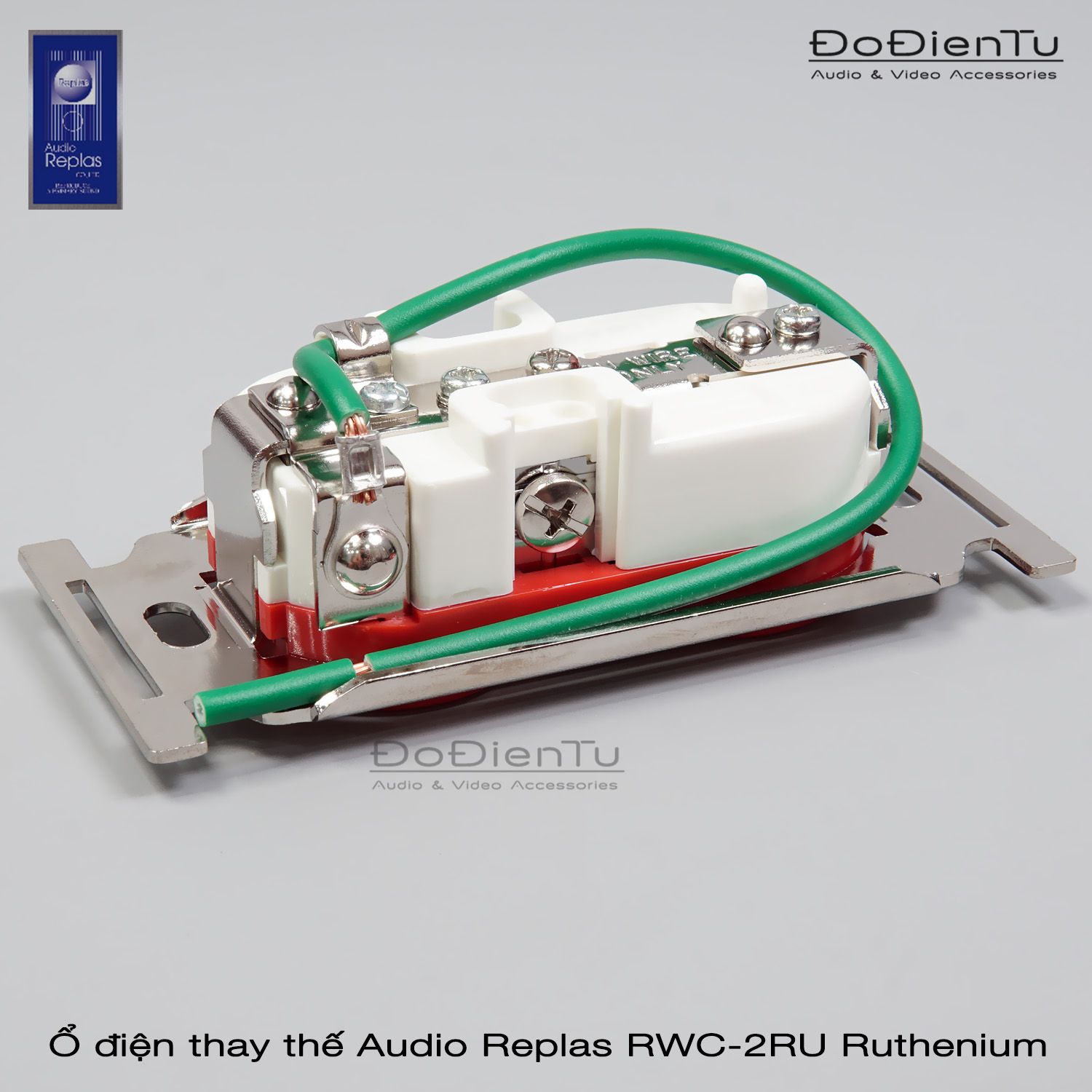 Ổ Điện Audio Replas RWC 2RU ( Ruthenium ) | Đồ Điện Tử