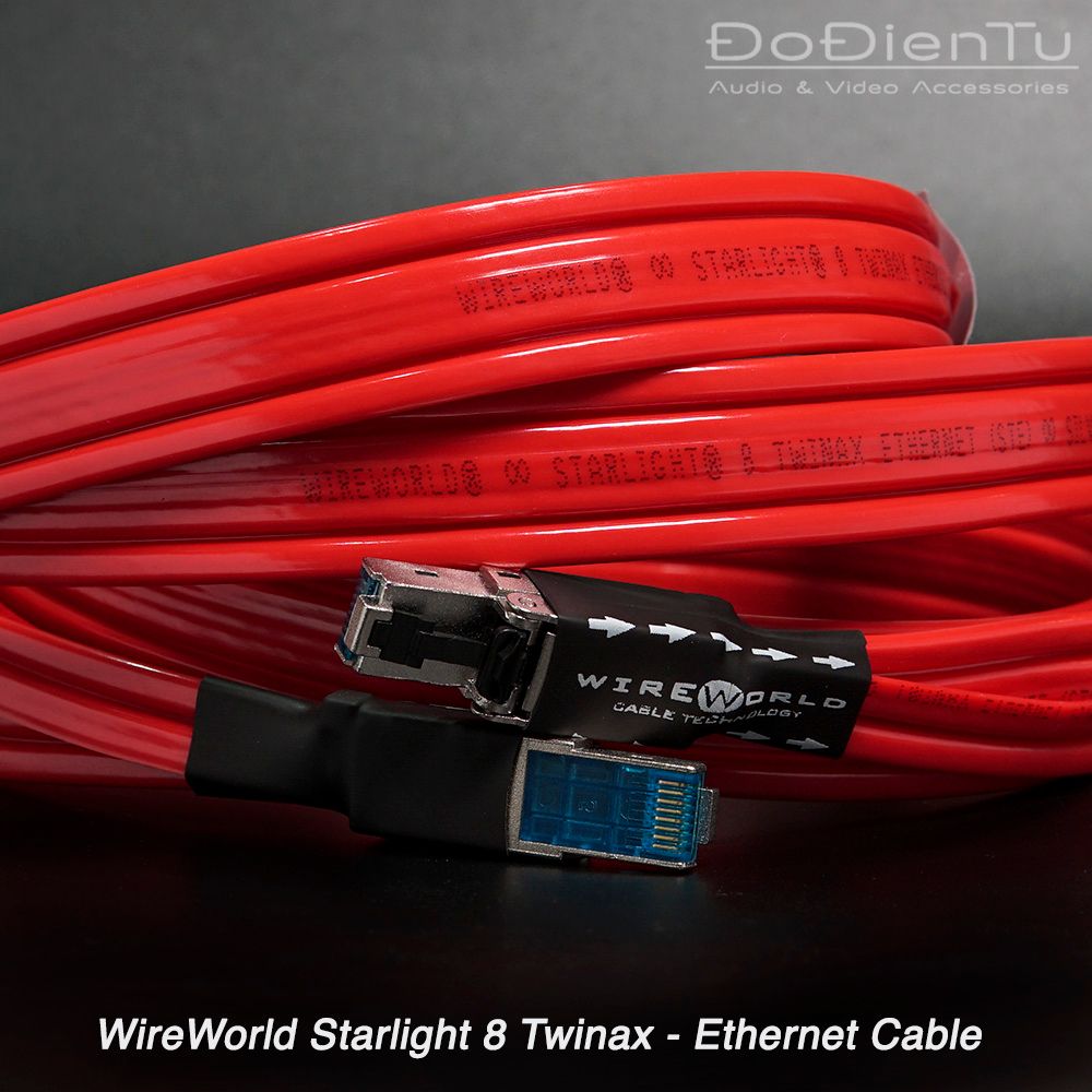 Dây cáp mạng Wireworld Starlight Twinax Cat 8 Ethernet | Đồ Điện Tử