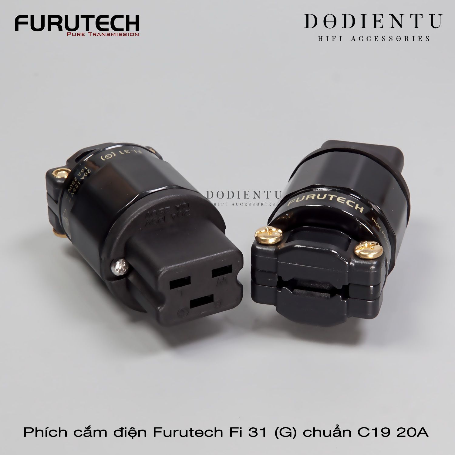 Furutech Fi - 31 (G) - chuẩn C19 | Đồ Điện Tử
