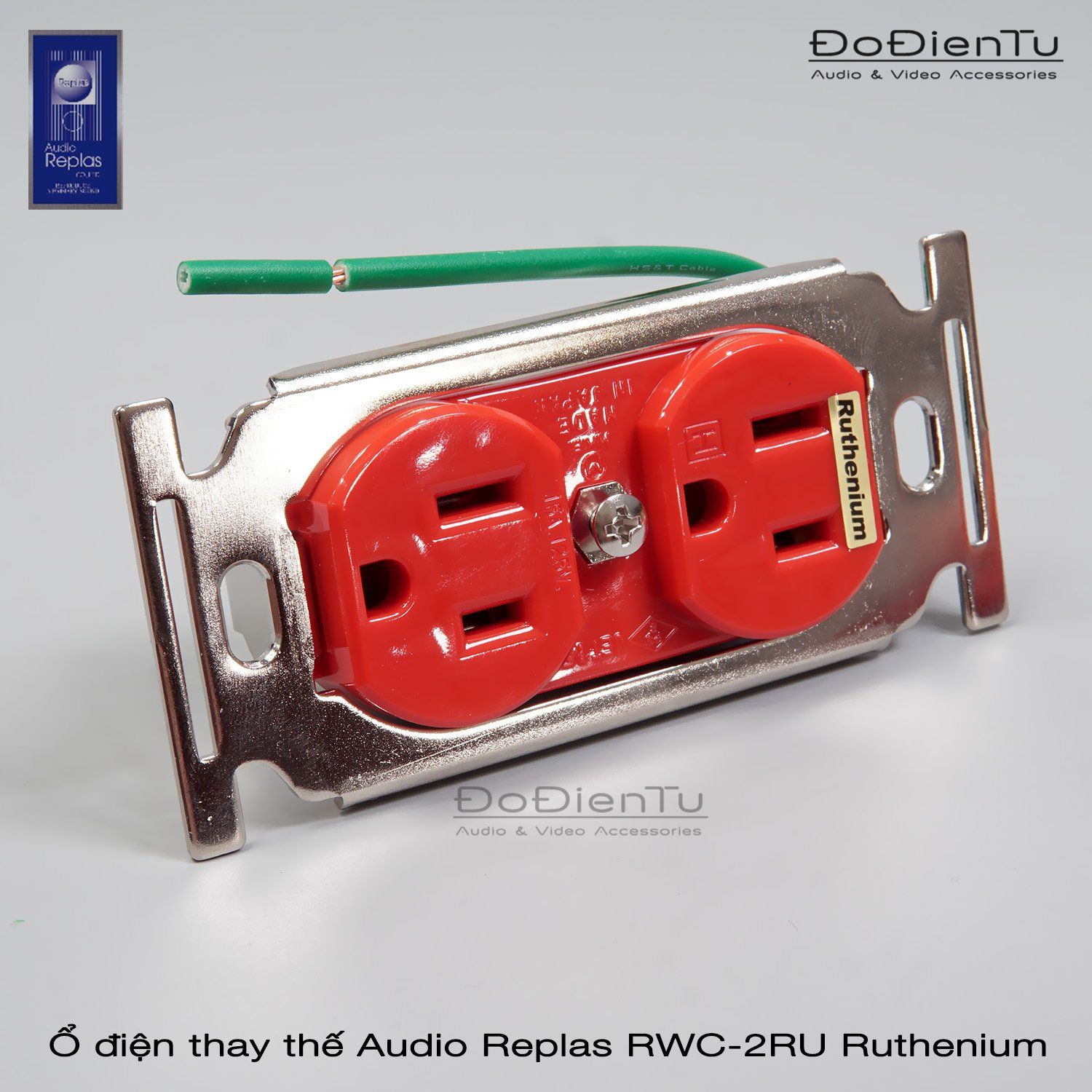 Ổ Điện Audio Replas RWC 2RU ( Ruthenium ) | Đồ Điện Tử