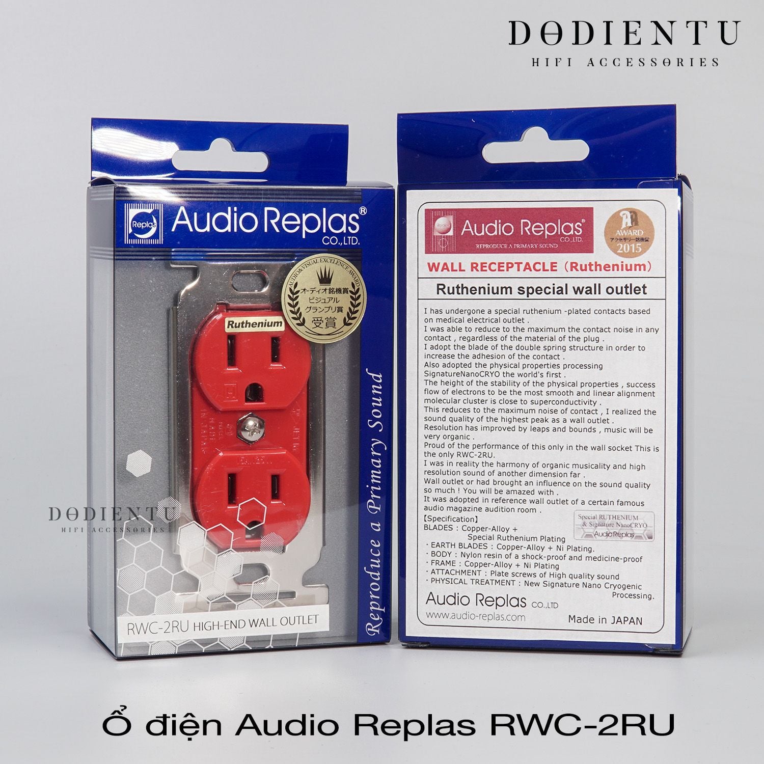 Ổ Điện Audio Replas RWC 2RU ( Ruthenium ) | Đồ Điện Tử